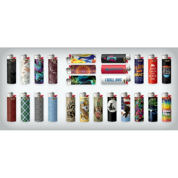 BIC Full Size Limited Special Edition Disposable Lighters Assorted ...