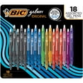 BIC Gel-ocity Retractable Pen, Medium Point (0.7mm), Assorted Colors ...