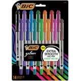 BIC Gel-ocity Stic Gel Pens, Medium Point, 0.7 mm, Clear Barrel ...