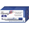 BIC Great Erase Bold Dry Erase Markers, Chisel Tip, Blue, Dozen ...