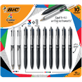 BIC Grip 4 Color Ball Pens with 3 Color + Pencil Set, 10-count - Walmart.com