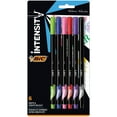 BIC Intensity Fineliner Felt Pen, Fine Point (0.4 mm), Assorted Colors ...