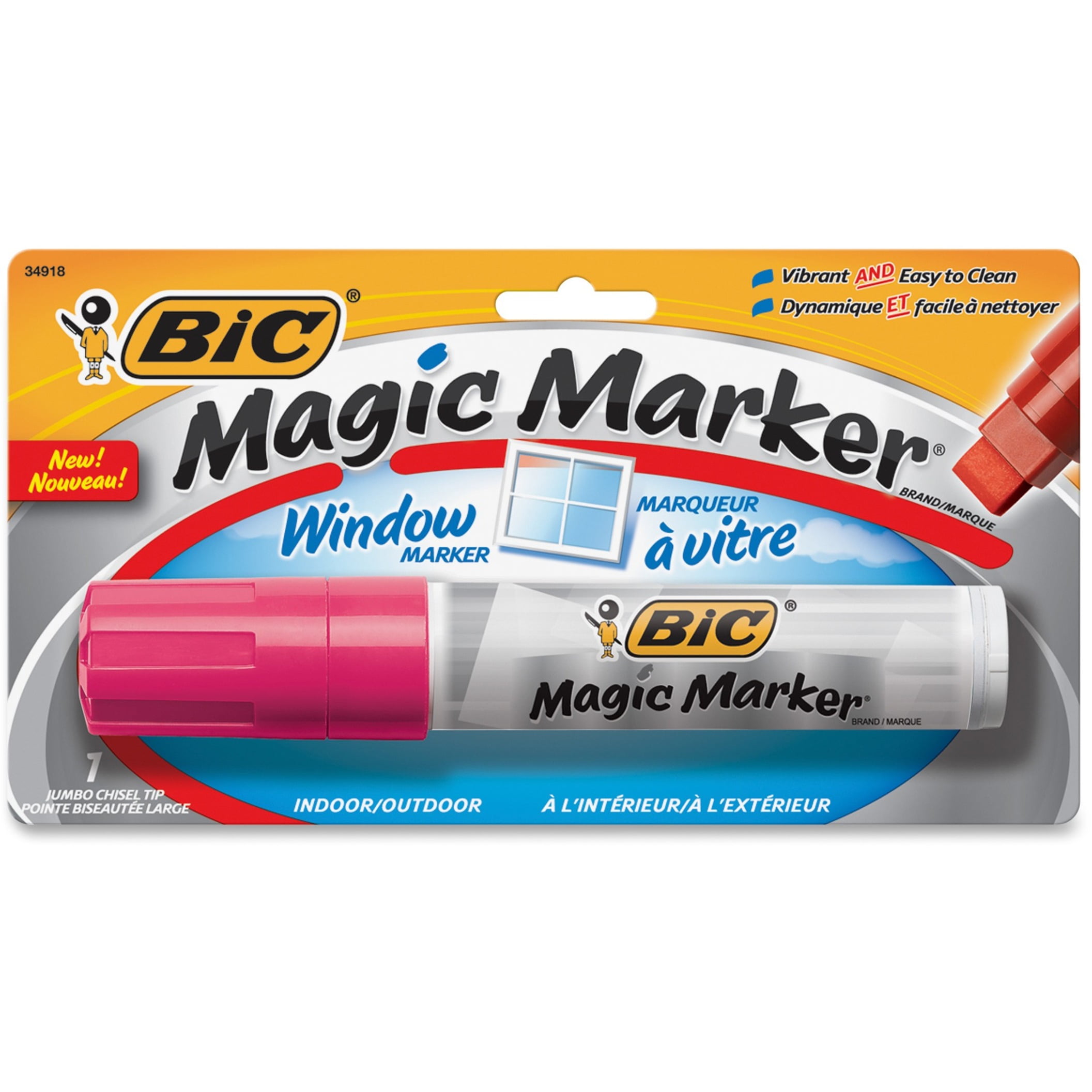 BIC Jumbo Window Marker - Walmart.com