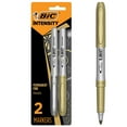 BIC Marking Permanent Marker, Metallic, Fine Point, Assorted Colors, 2 ...