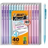 BIC, Mechanical Pencil, Pastel Colors, 40 Count, 0.7mm versatile point ...