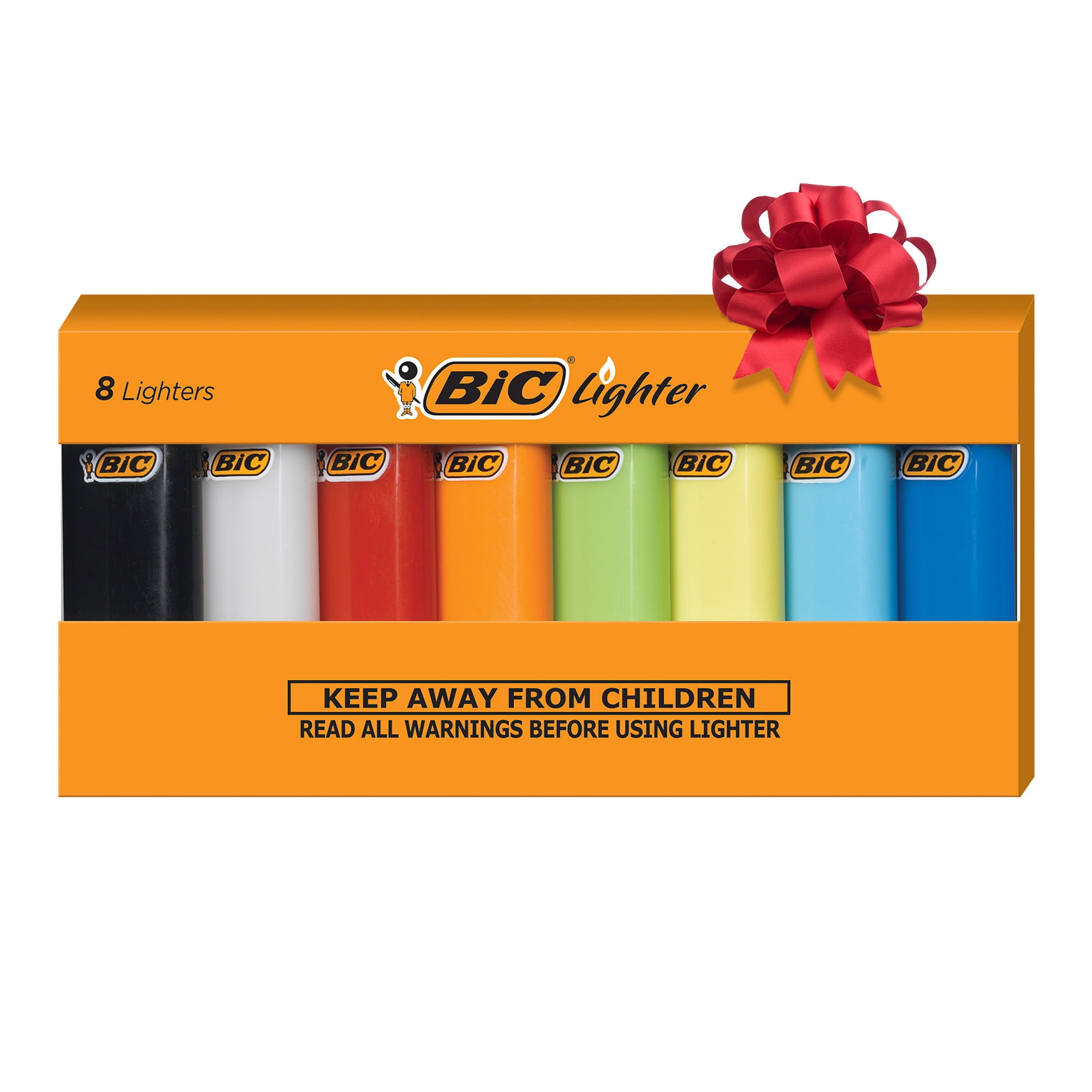 BIC Classic Multipurpose Mini Lighters, Set of 8 Assorted Colors ...