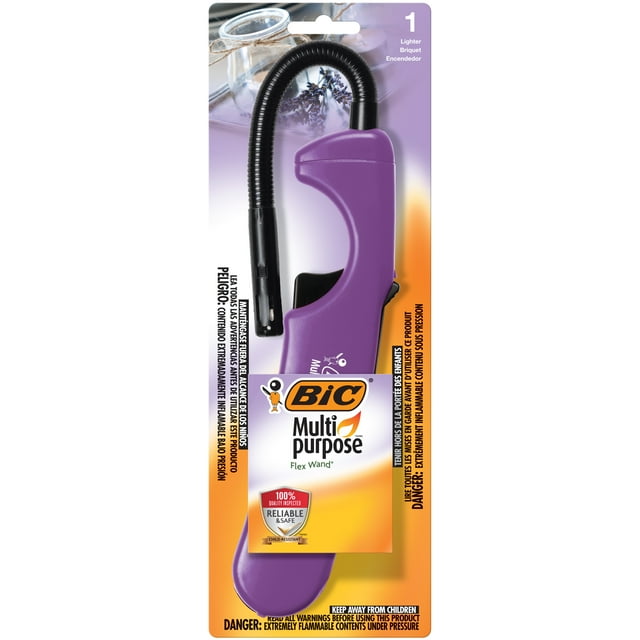 BIC Multi-Purpose Flexible Wand Lighter for Grills and Flame, 1 Pack ...