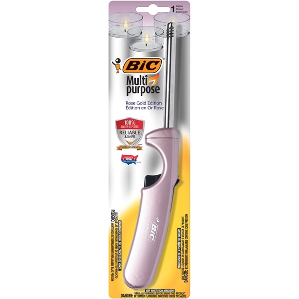 BIC Multi-purpose Rose Gold Edition Lighter, 1-Pack - Walmart Business ...