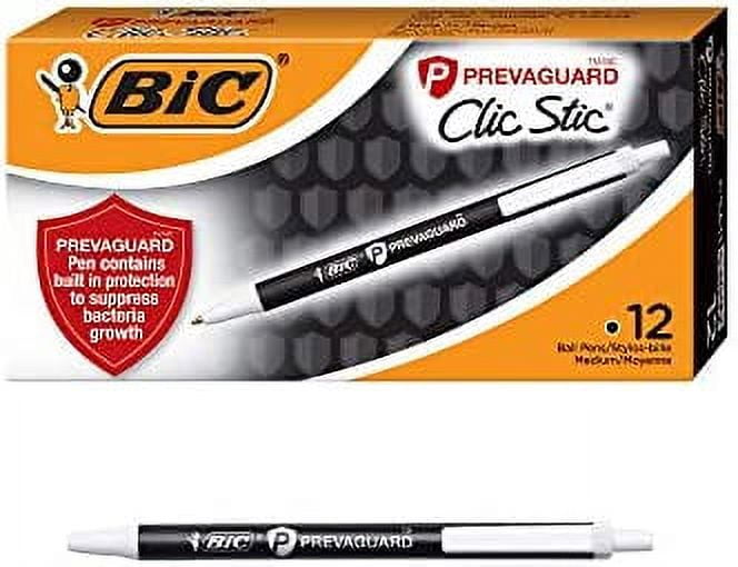 BIC PrevaGuard Clic Stic Ballpoint Pen With Built-in Protection To ...