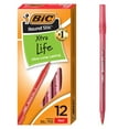 BIC, Ballpoint Pen, Model GSM11 RED, Stick, Medium 1 mm, Red Ink ...