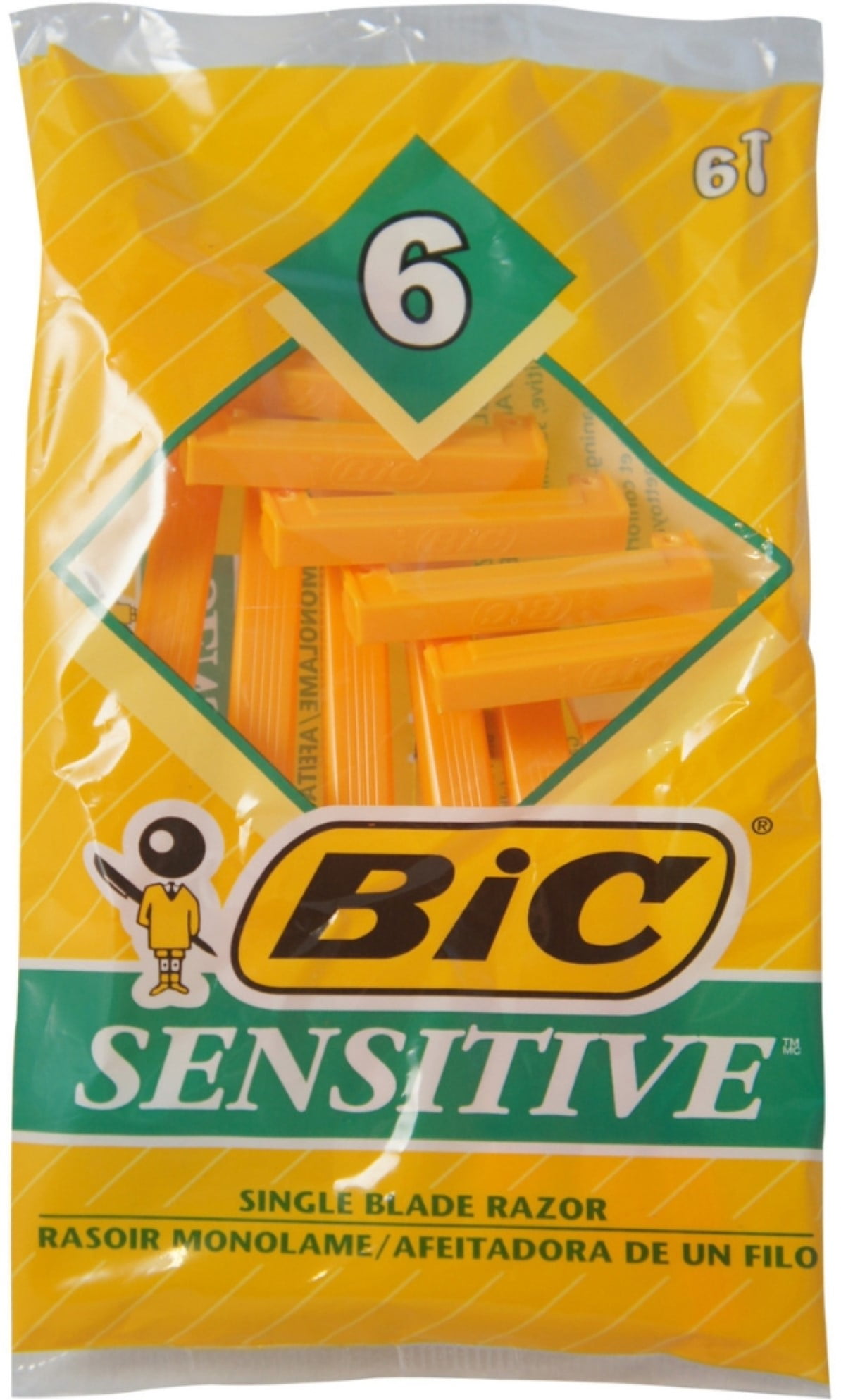BIC Sensitive Shaver, Easy Clean, Comfortable Smooth Shave, Disposable ...