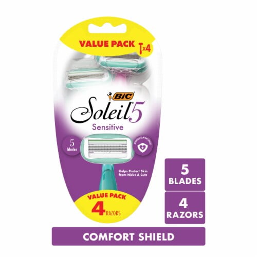 BIC Soleil Sensitive Advanced Value Pack Disposable Razors 1 ct - Pack ...