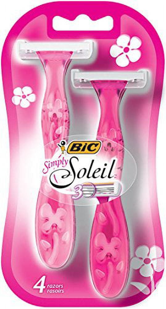 BIC Soleil Simply Smooth Women's Disposable Razor, Triple Blade, Pack ...