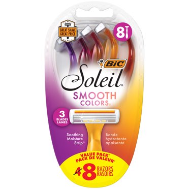 Pack of (2) BIC Lady Shaver Womens Disposable Razor, 12 Count - Walmart.com