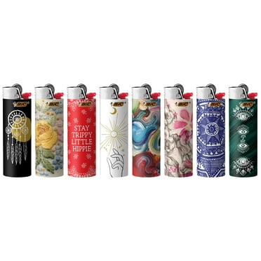 BIC Special Edition Marble Series Pocket Lighters, Set of 8 Lighters ...