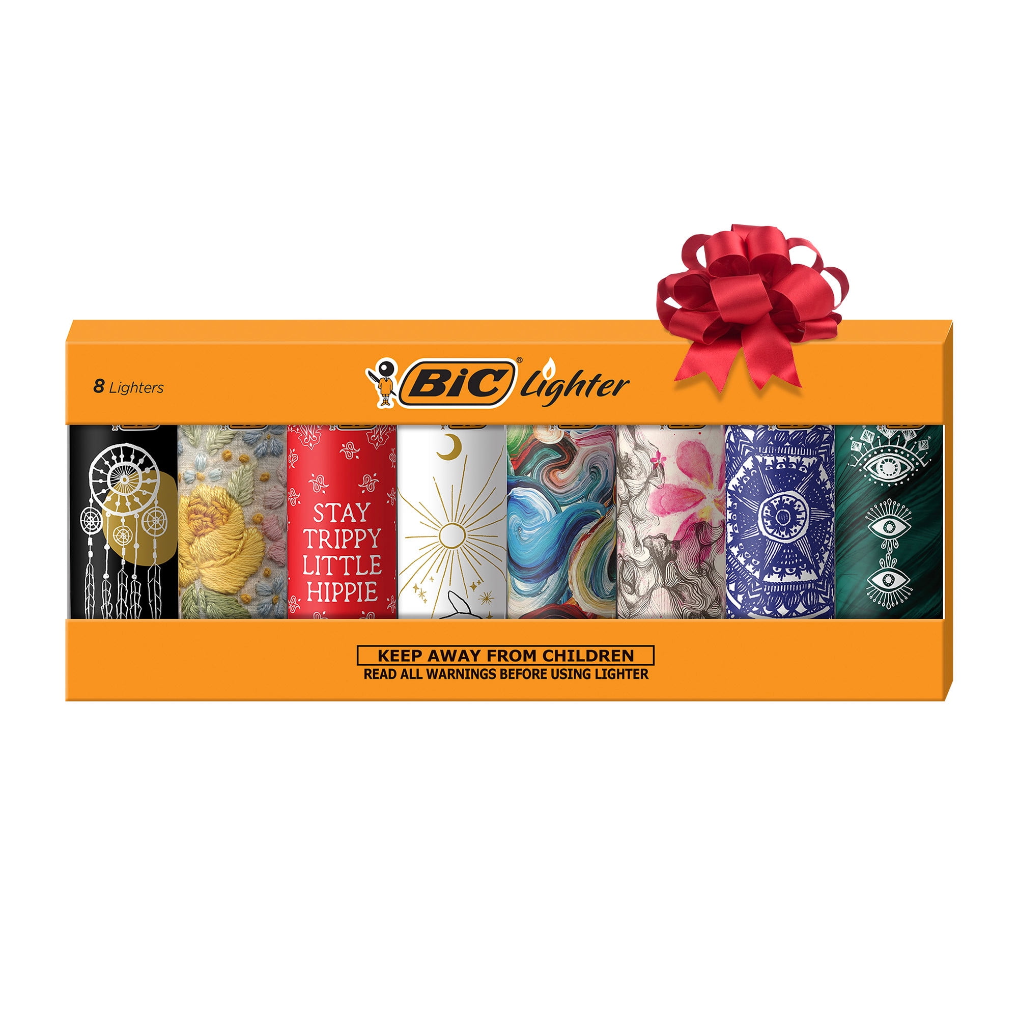 BIC Special Edition Bohemian Series Lighters, Set of 8 Lighters ...