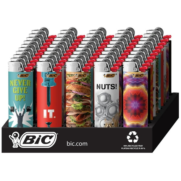BIC Special Edition Favorites Series Pocket Lighters, 50-Count Tray of ...