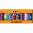 BIC Maxi Pocket Lighters, Psychedelic Series, Set of 8, Long-Lasting ...