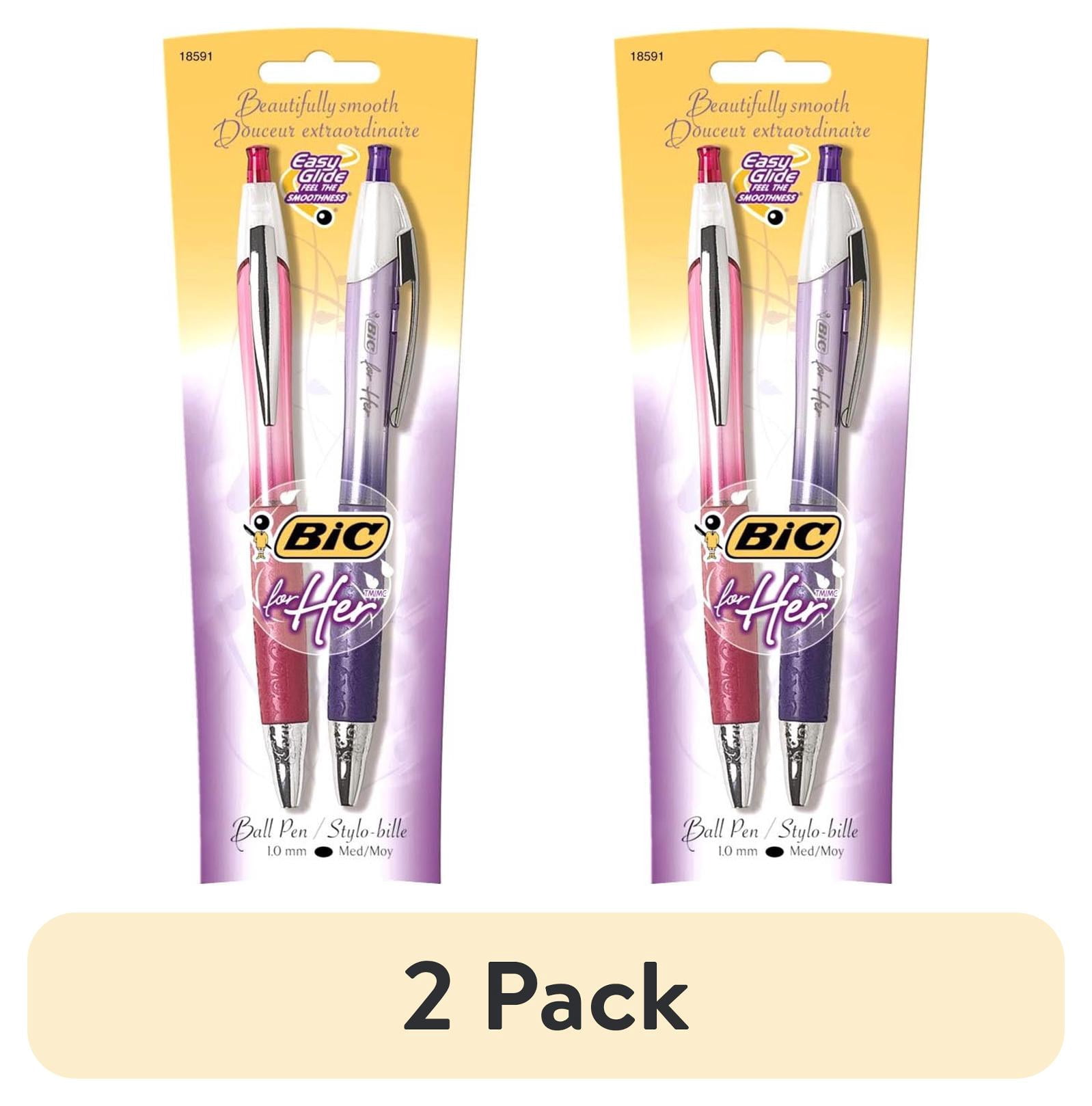 (2 pack) For Her Design Retractable Ball Pens - Walmart.com