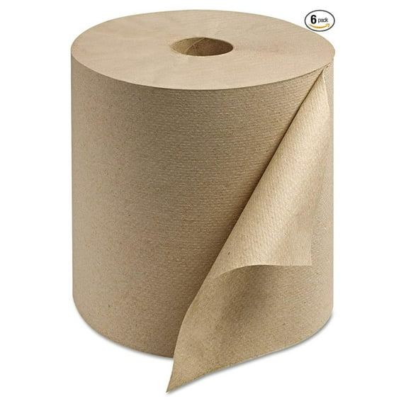 BICHE RK8002 Universal Extra Large Single-Ply Hand Roll Towel, Natural ...