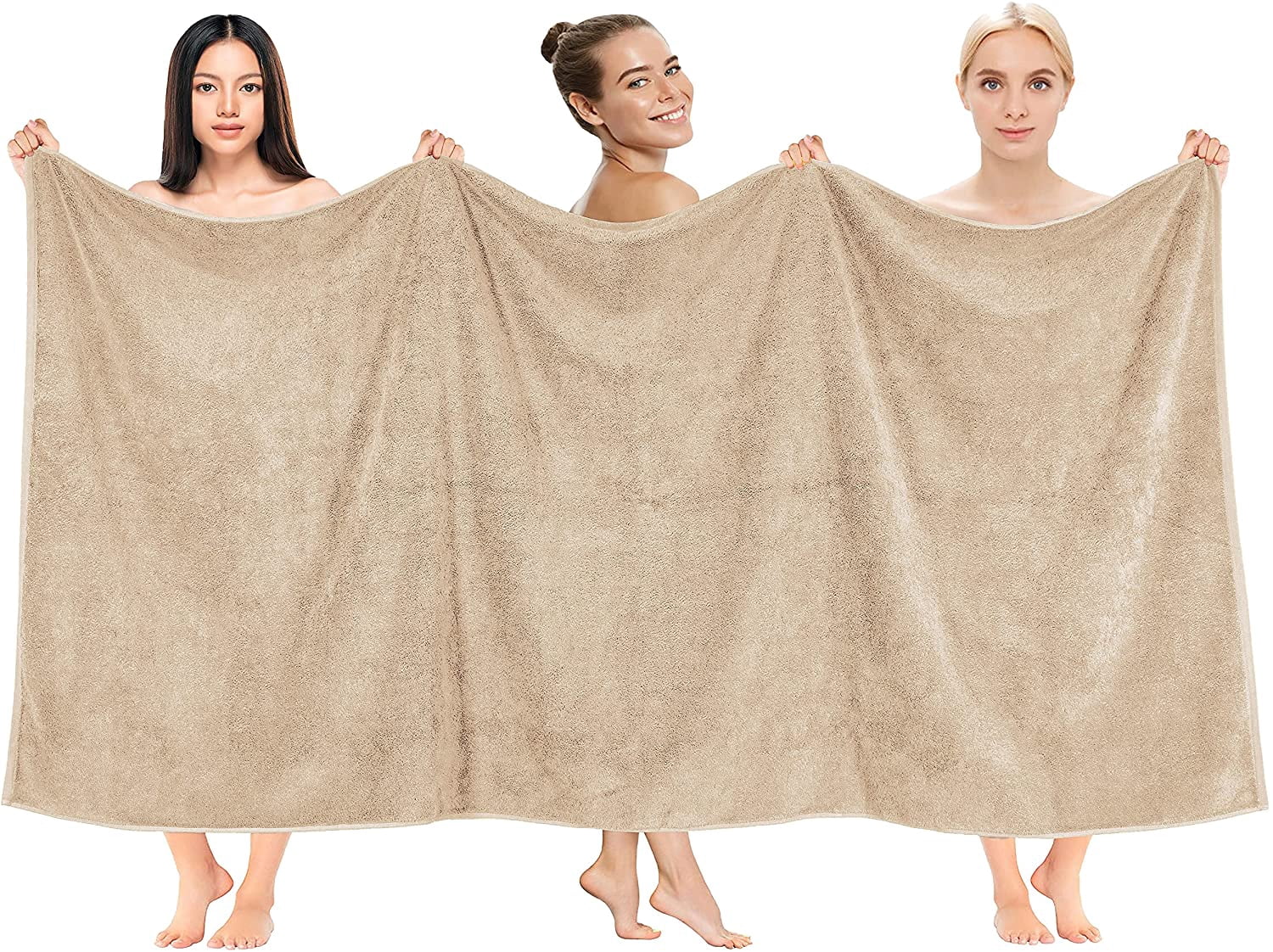 BICIDO-100% Cotton 40x80 Oversized Bath Sheet, Extra Large Turkish Bath ...