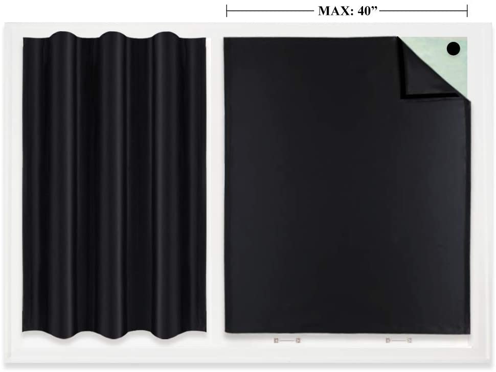 BICIDO-2 Panels Temporary Blackout Curtain Blinds - Skticy Coins ...