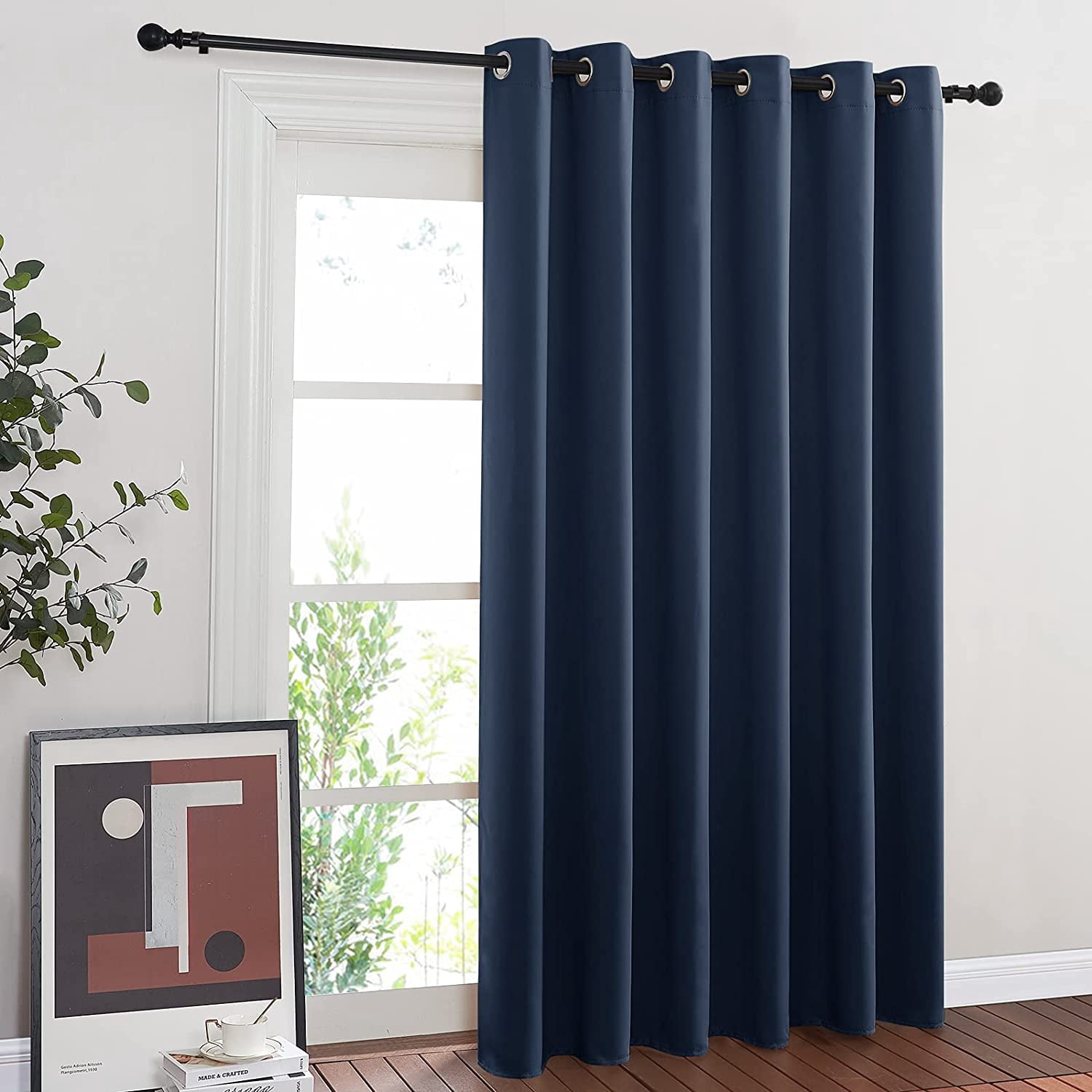 BICIDO-Bedroom Window Blackout Curtain Panel - Thermal Insulated ...