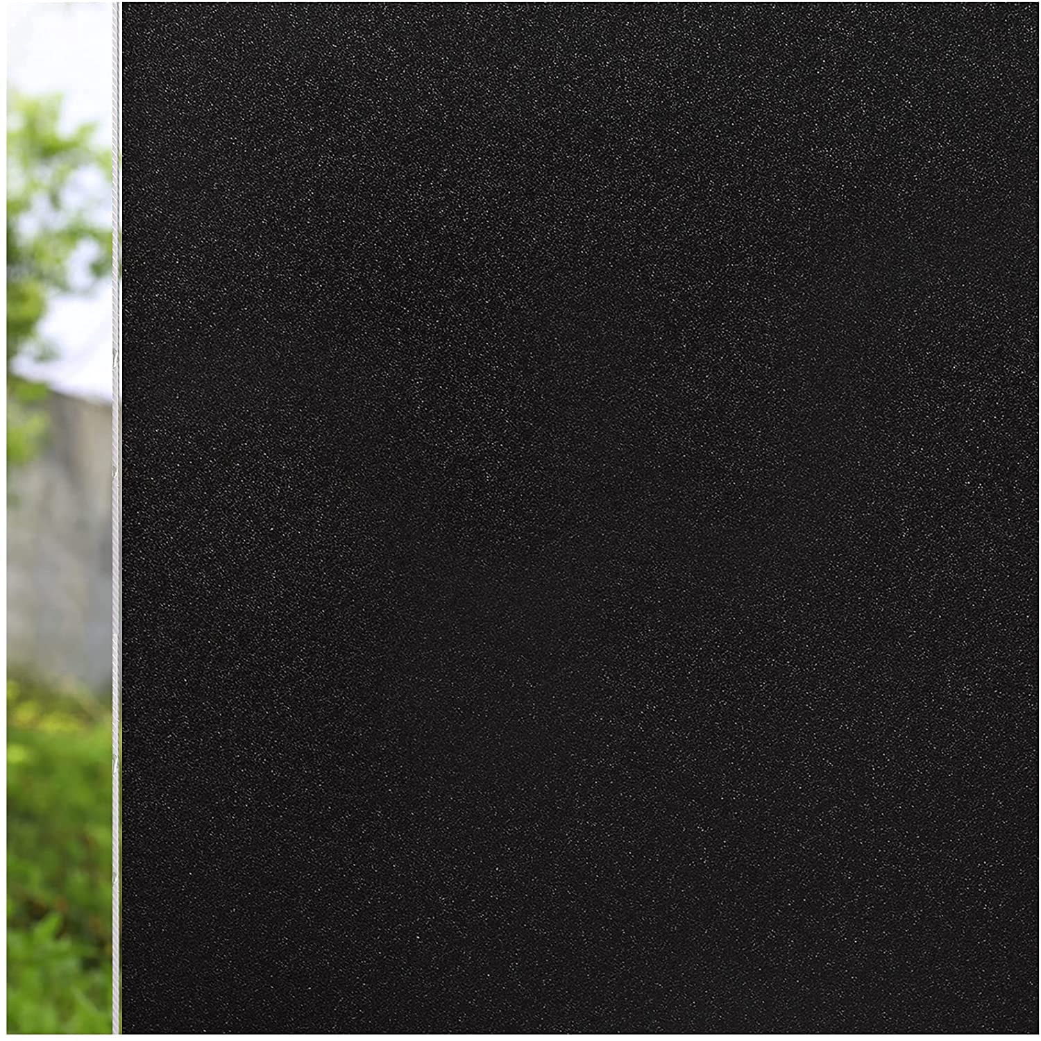 BICIDO-Blackout Window Film - 17" x 78", Privacy Frosted Glass Film ...