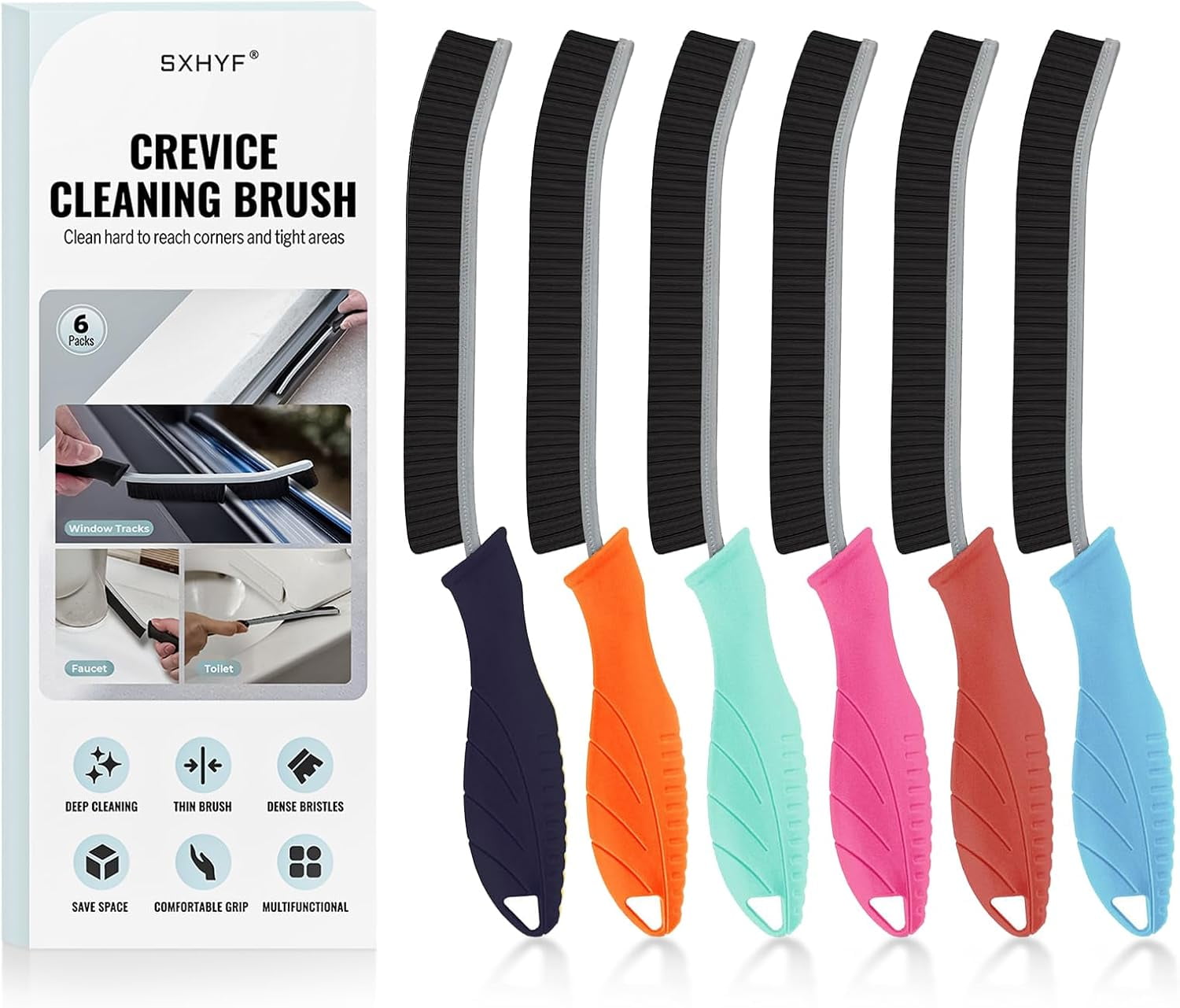 BICIDO-Crevice Cleaning Brush - Grout Scrub Brush, House Cleaning ...