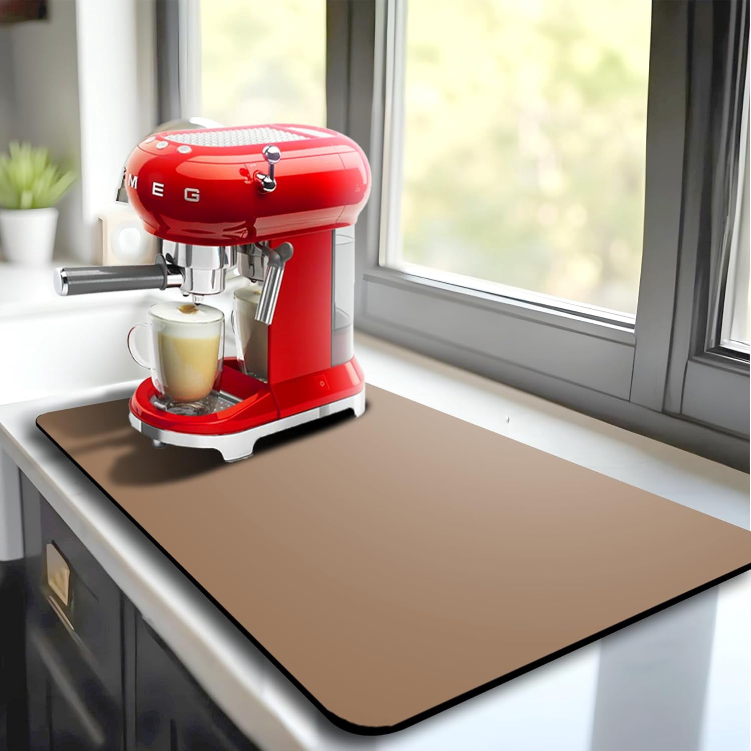 BICIDO-Dish Drying Mat Super Absorbent \u2013 24" x 16" Coffee Mat for ...
