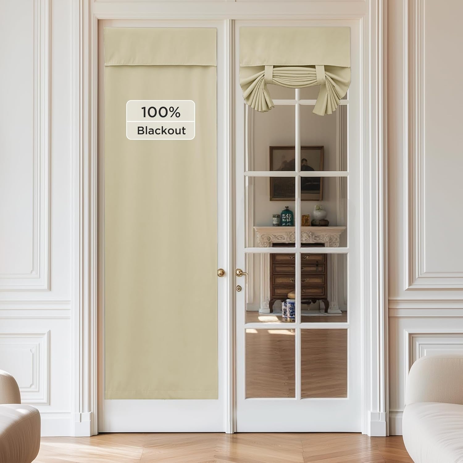 BICIDO-Door Curtains for Window, French Door Curtains for Privacy, Easy ...