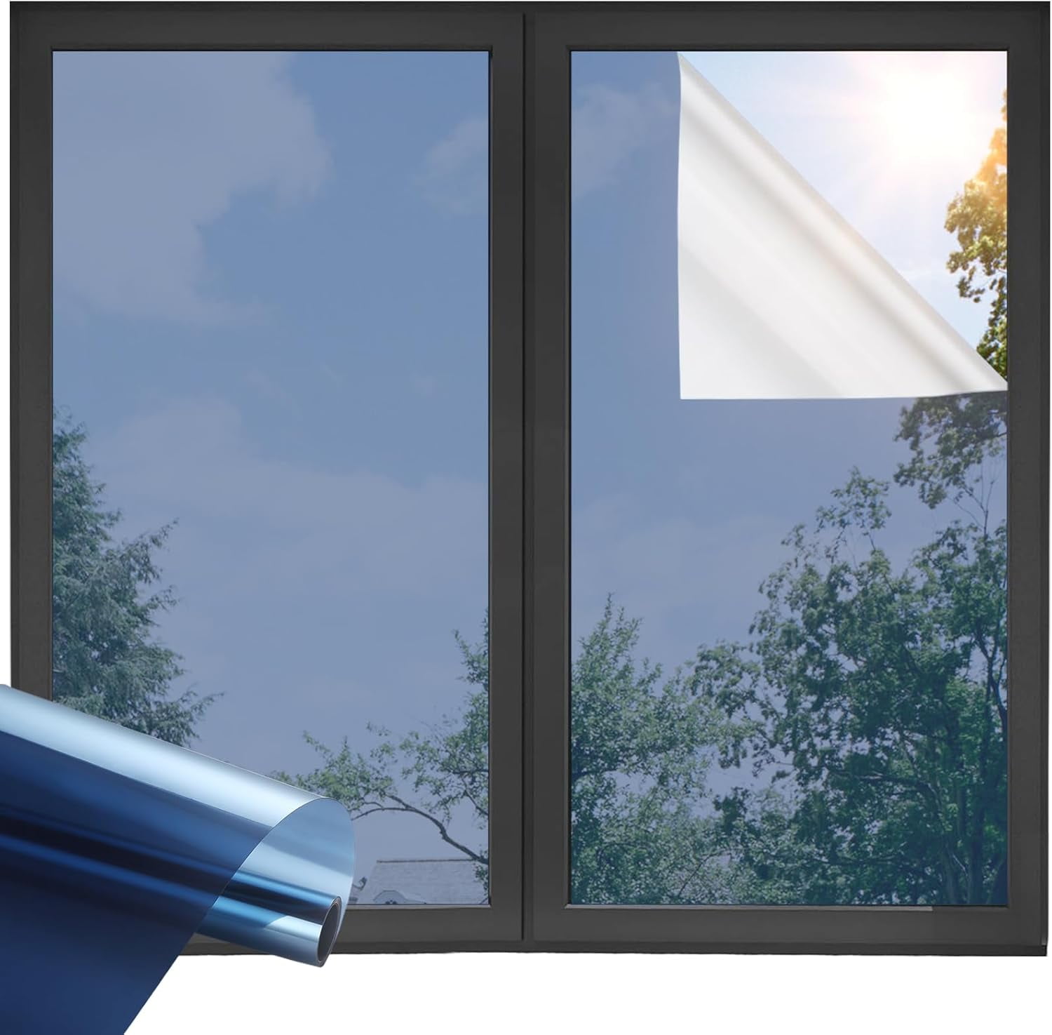 BICIDO-One Way Window Privacy Film, Sun Blocking Anti UV Reflective ...