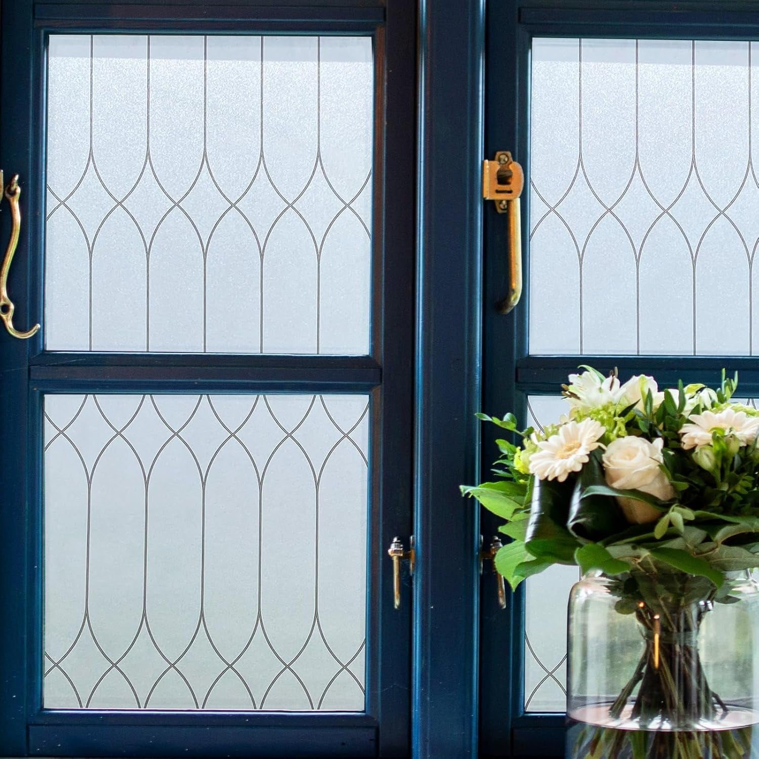 BICIDO-Privacy Window Film, Frosted Glass Window Tint Sun Blocking ...