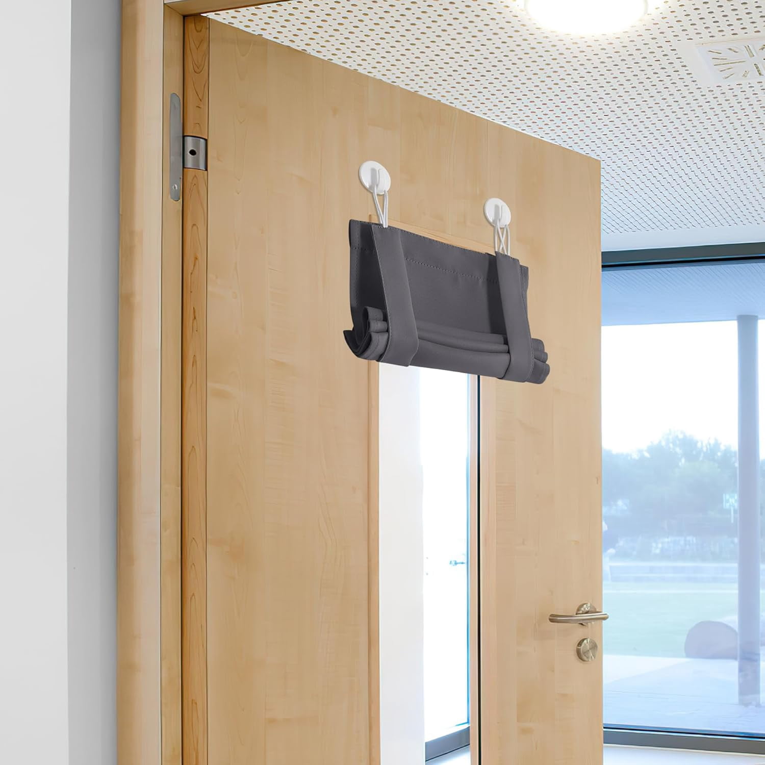 BICIDO-Room Darkening Linen Door Curtains for Classroom, Privacy Window ...