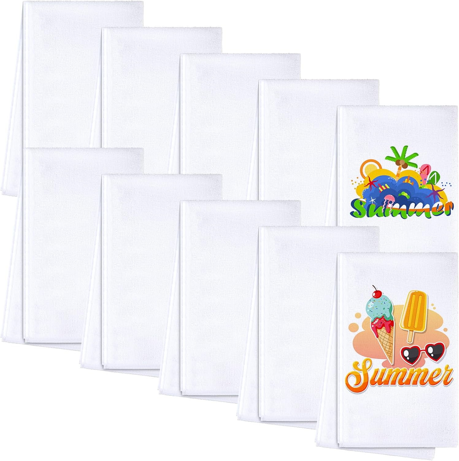 BICIDO-Sublimation Dishtowel Absorbent Multi Purpose Kitchen Dish ...