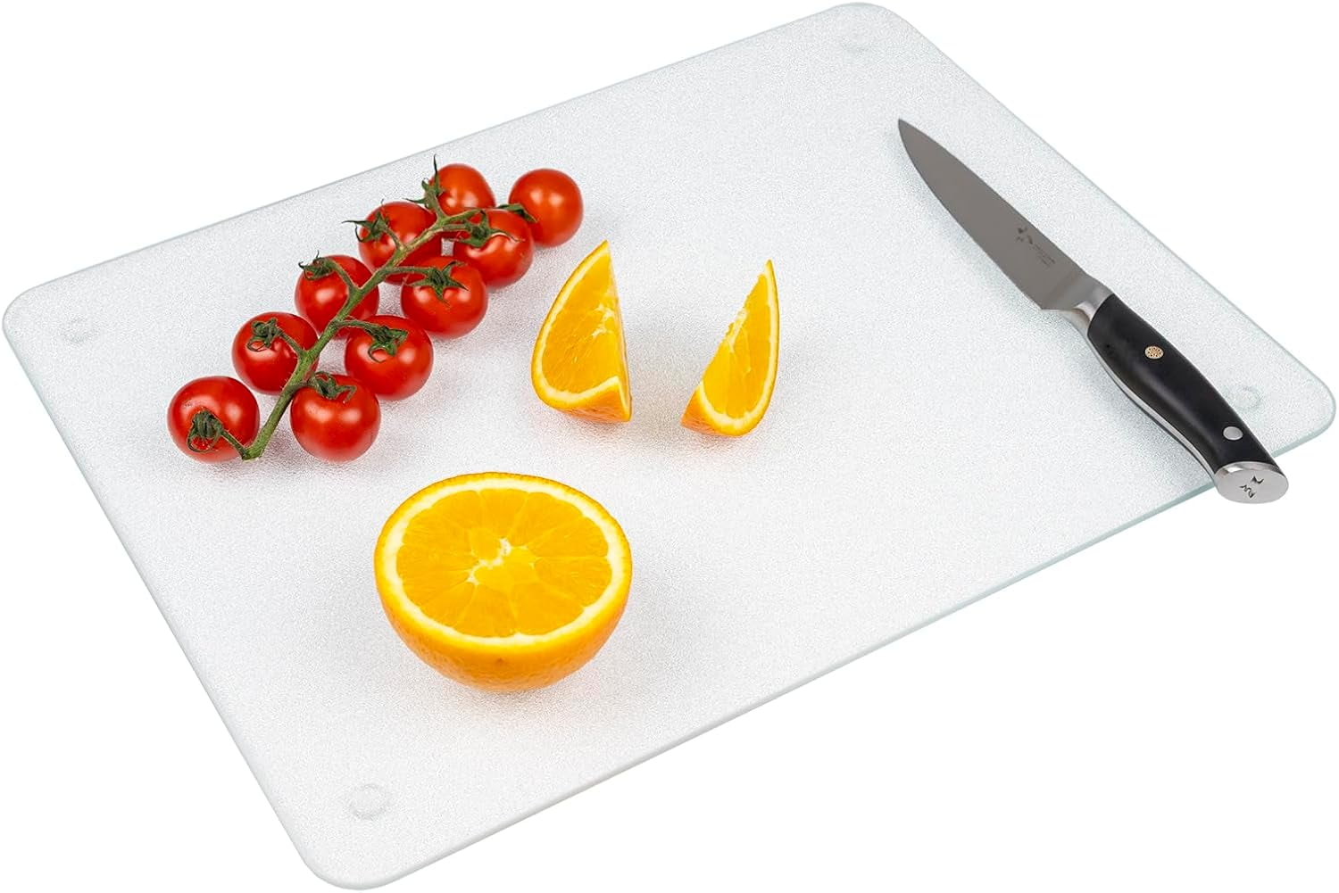 BICIDO-Tempered Glass Cutting Board for Kitchen, Frosted Glass Cutting ...