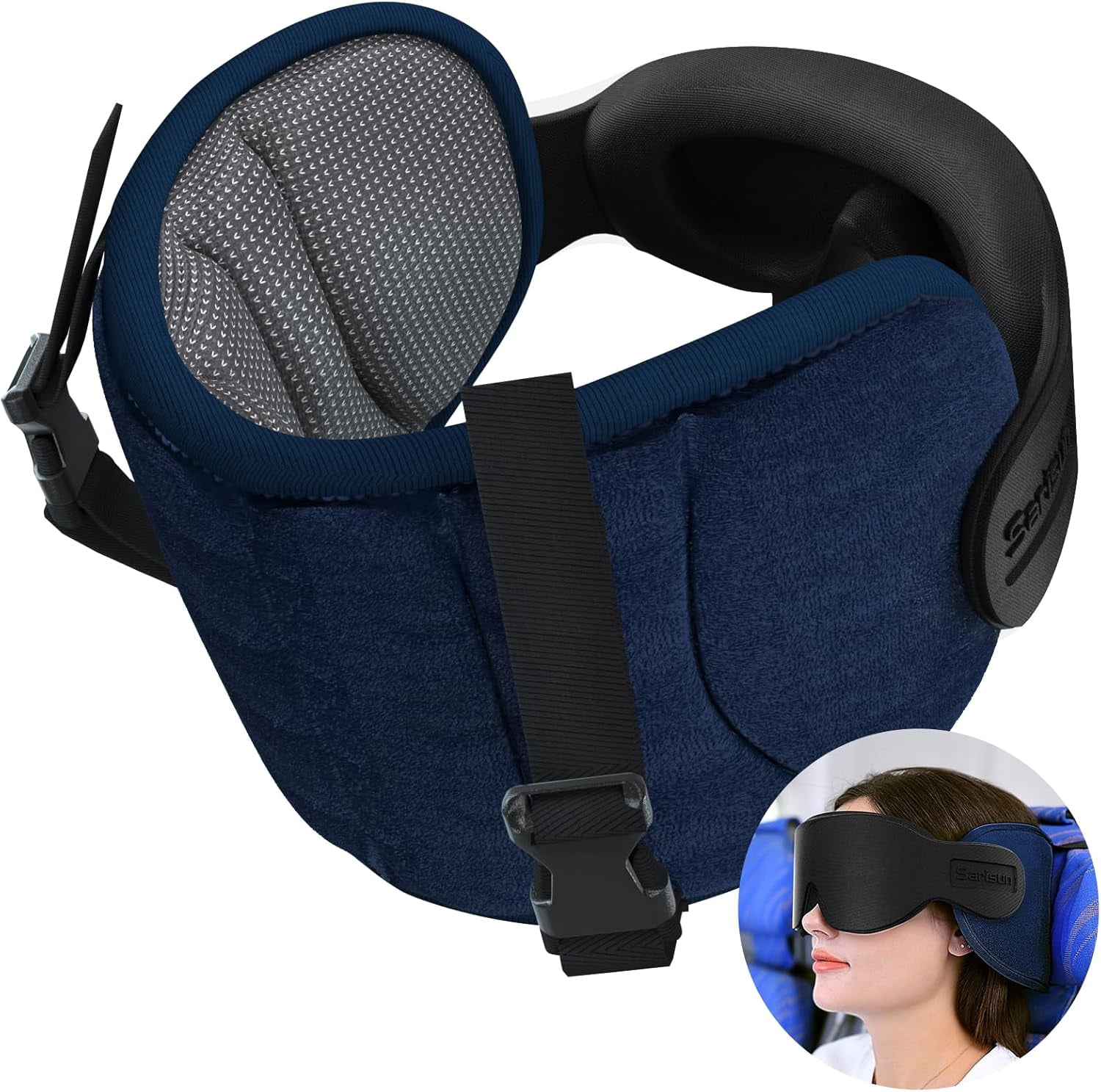 BICIDO-Travel Pillows for Airplanes, Airplane Pillow for Long Flight ...