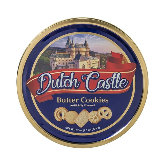 BICKIES BUTTER COOKIES TINS- Dutch Castle 32 oz - Walmart.com