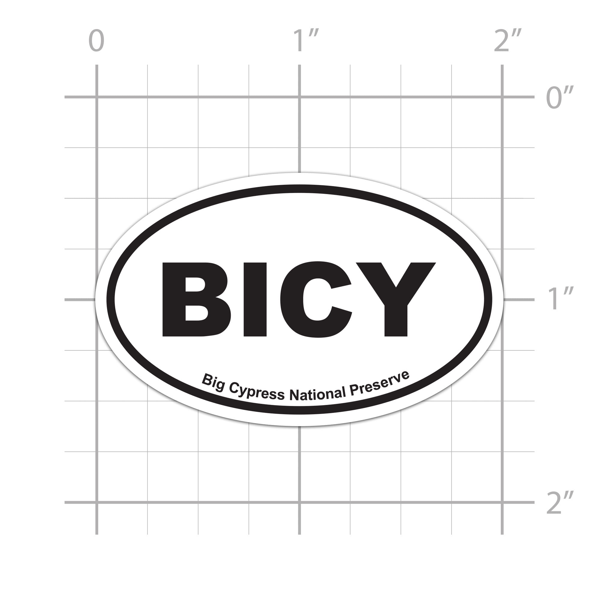 BICY Big Cypress National Preserve Sticker for water bottle phone ...