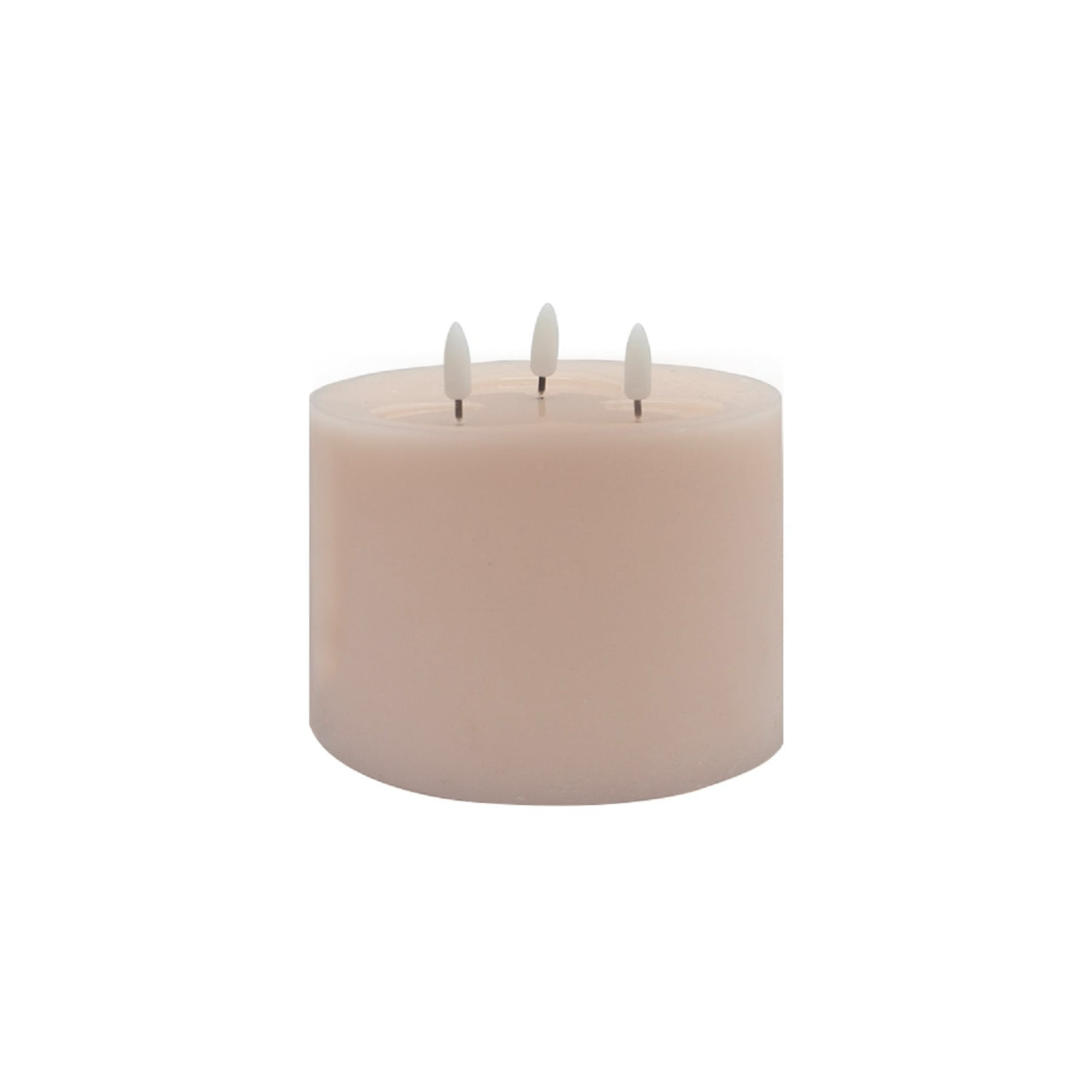 BIDK Home 3 Wicked LED Lighted Flameless Candle - 6" - Pink - Walmart.com