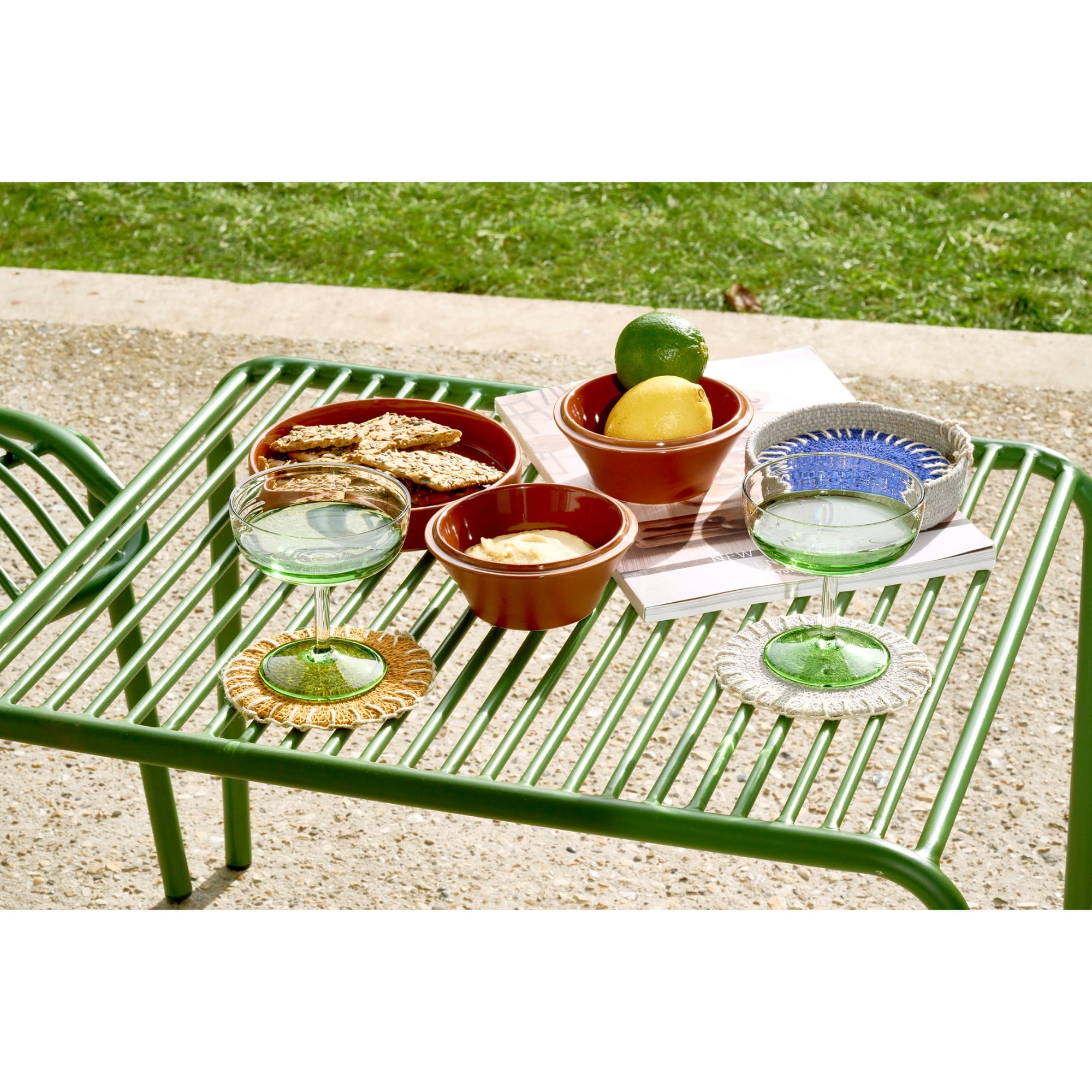 BIDK Home Borosilicate Drinking Coupe Glass - 6 fl oz - Green - Walmart.com
