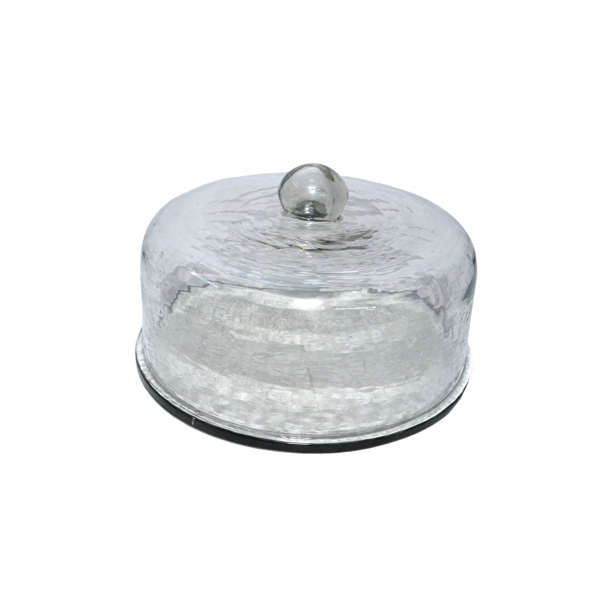 BIDK Home Cake Display Plate with Glass Dome - 11.25" - Clear - Walmart ...