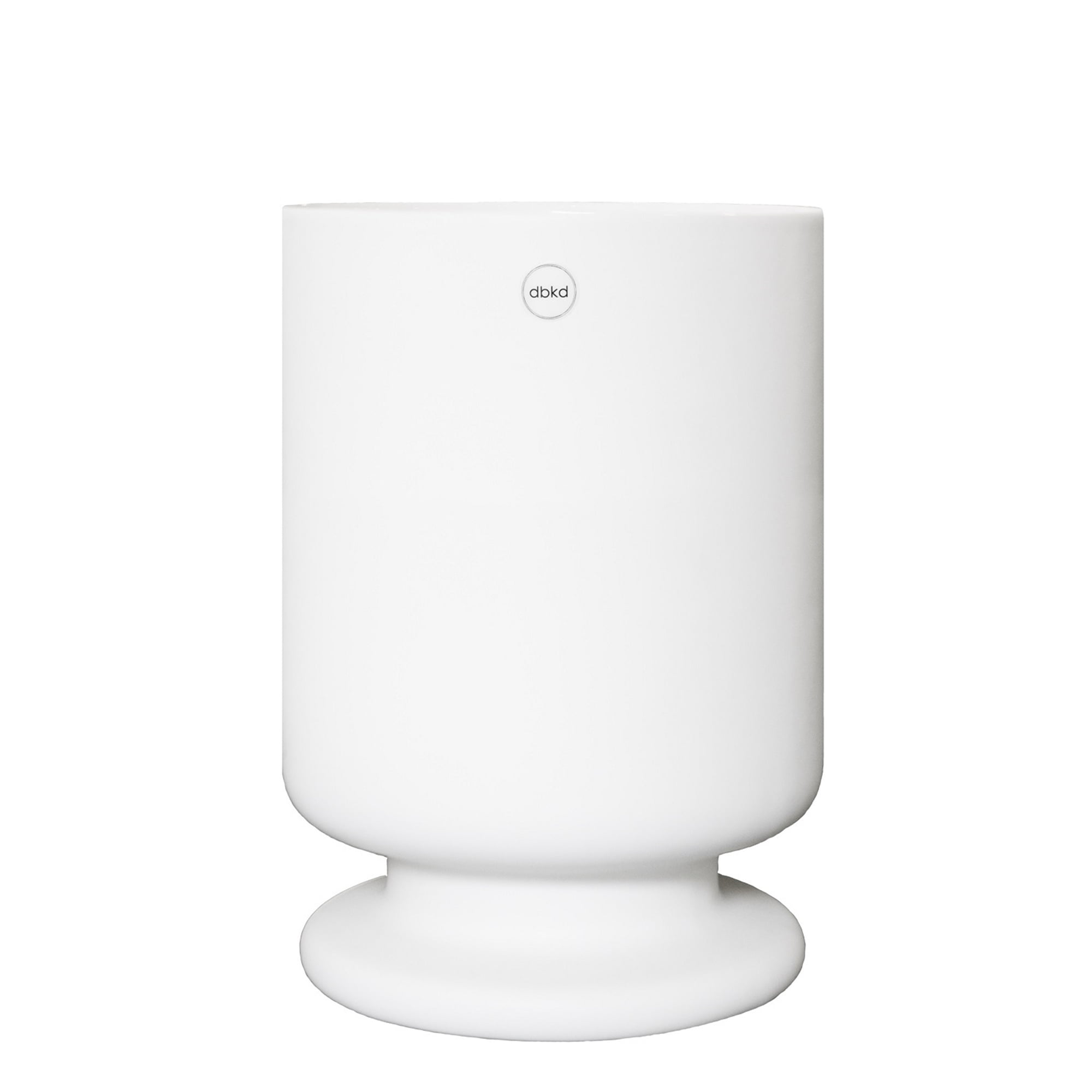 BIDK Home Ceramic Planter with Pedestal - 9.5" - White - Walmart.com
