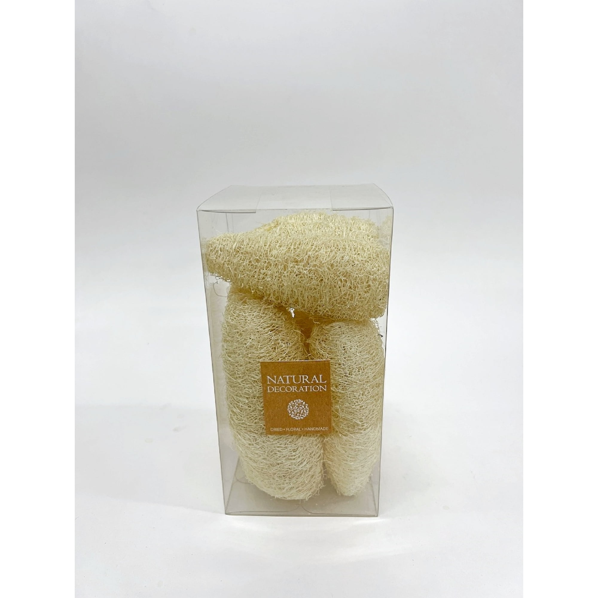 BIDK Home Dried Luffa Loofah Bowl Fillers - 7.75" - Bleach Finished ...