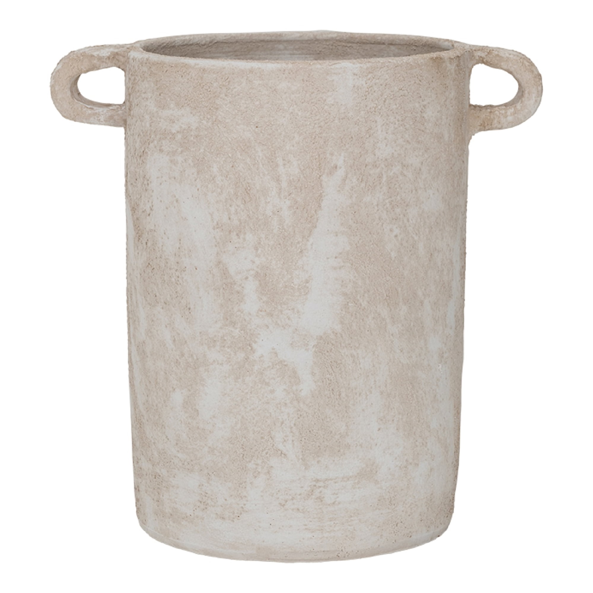 BIDK Home Earthy Textured Ceramic Planter - 15" - off White - Walmart.com