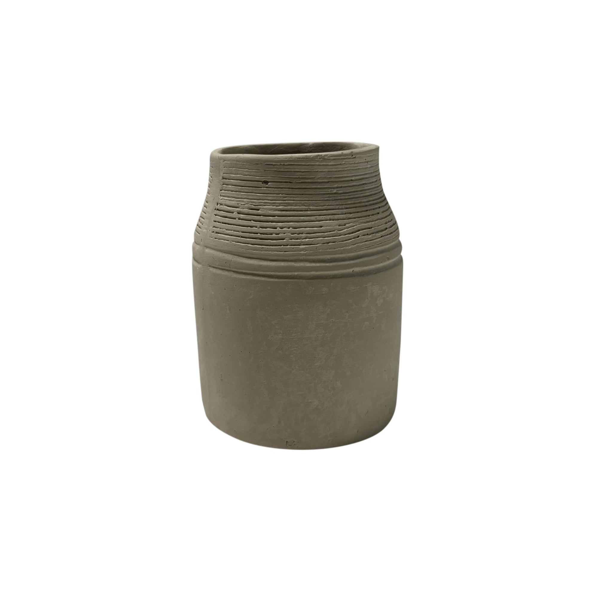 BIDK Home Eco Mix Paper Mache Vase - 6.25" - White - Walmart.com
