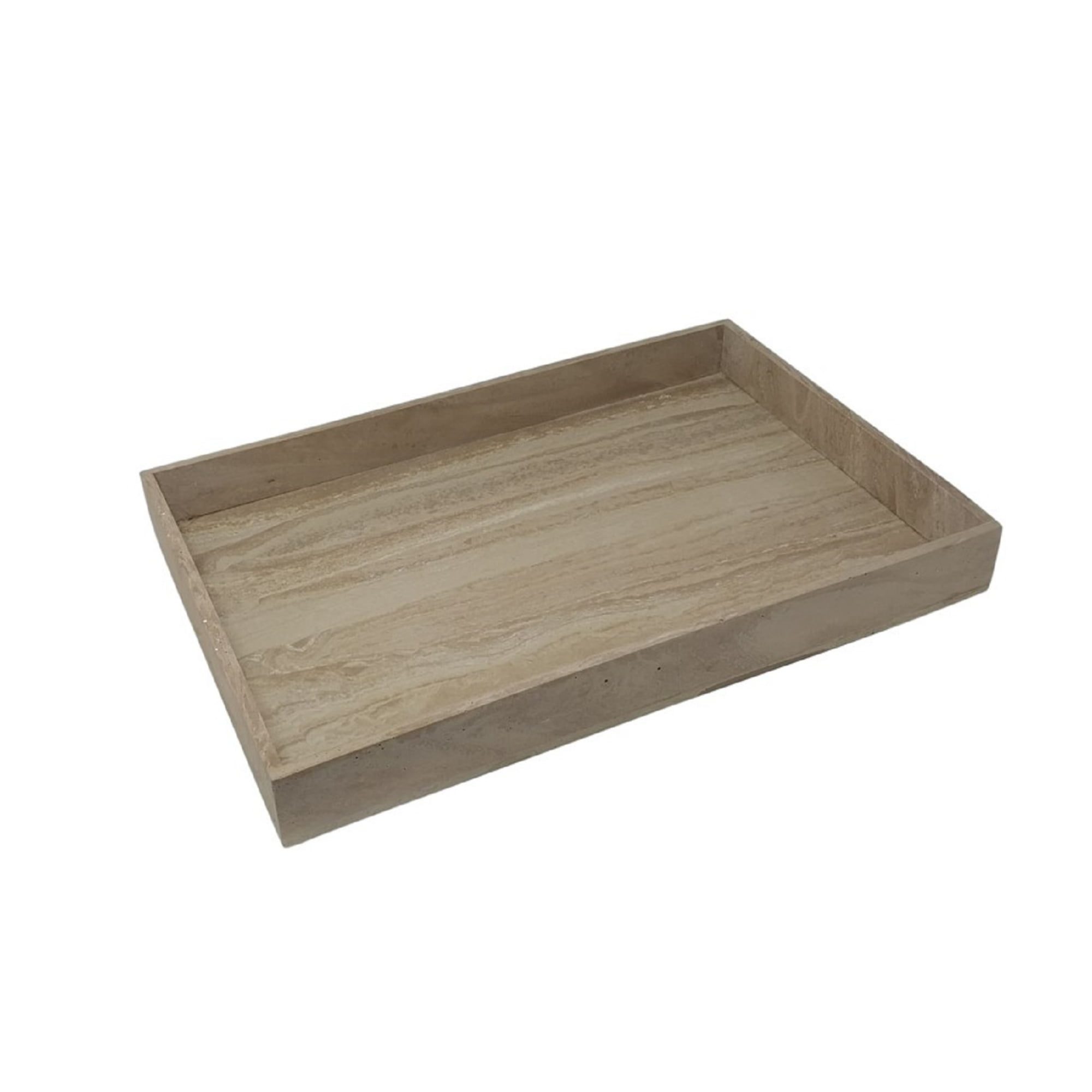 BIDK Home Large Rectangular Serving Tray - 17.75" - Beige - Walmart.com