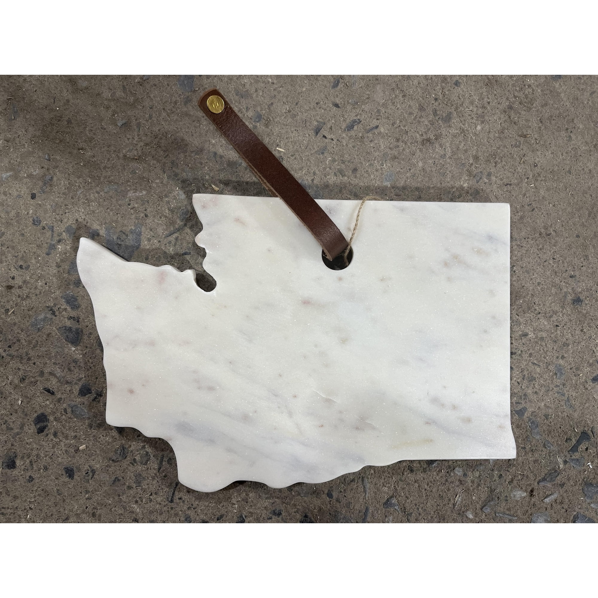 BIDK Home Large Washington State Polished Marble Cutting Board - 10.5 ...