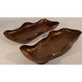 BIDK Home Rectangular Uneven Edged Serving Trays - 19.25" - Set of 2 ...