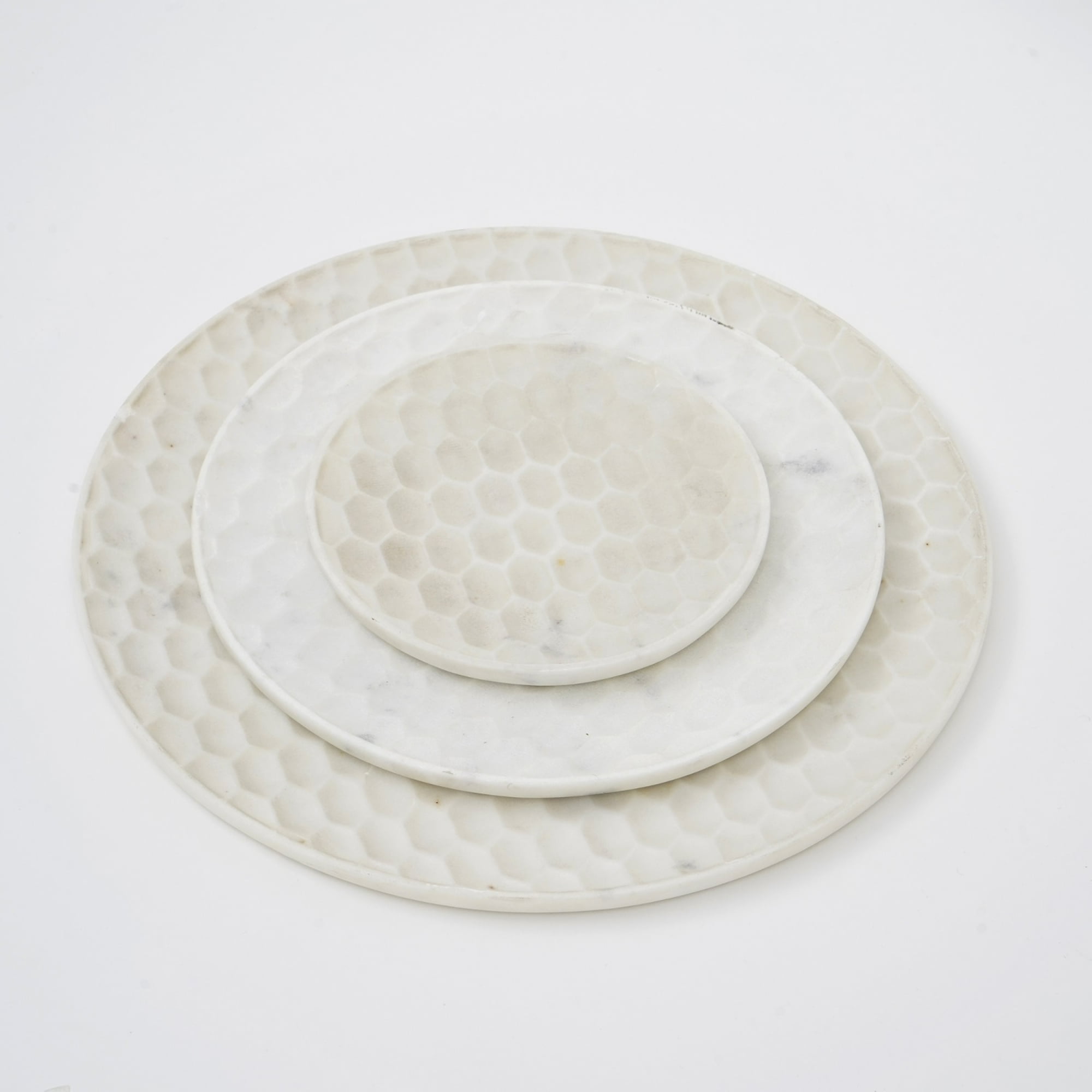 BIDK Home Small Round Marble Serving Platter - 6" - Walmart.com